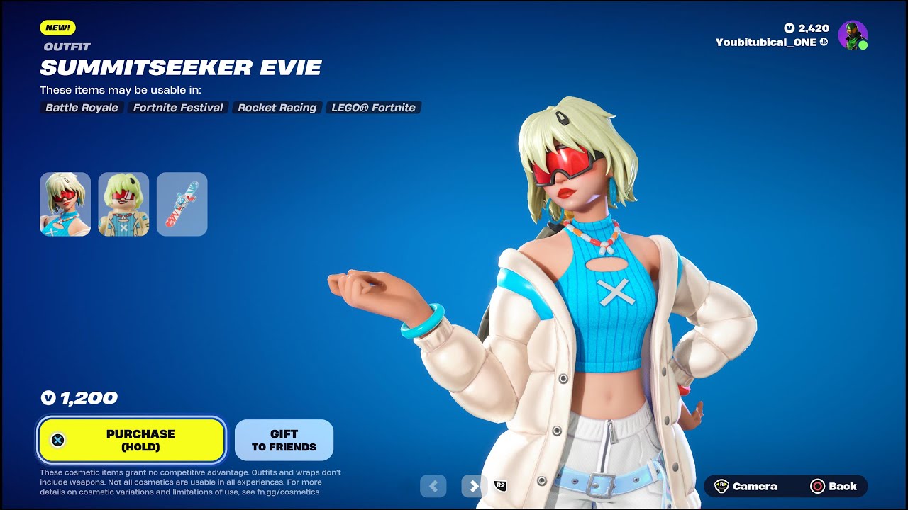 *NEW* SUMMITSEEKER EVIE ! January 20th, 2024 | Fortnite Item Shop | FORTNITE UNDERGROUND - YouTube