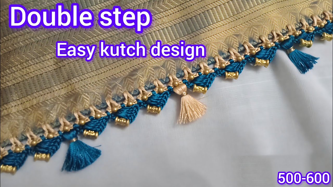 New saree Kutch Design | Beautiful saree Kutch Design | Kutch designs ...