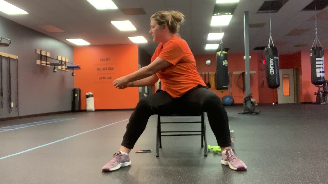 Seated Spring theme workout - YouTube