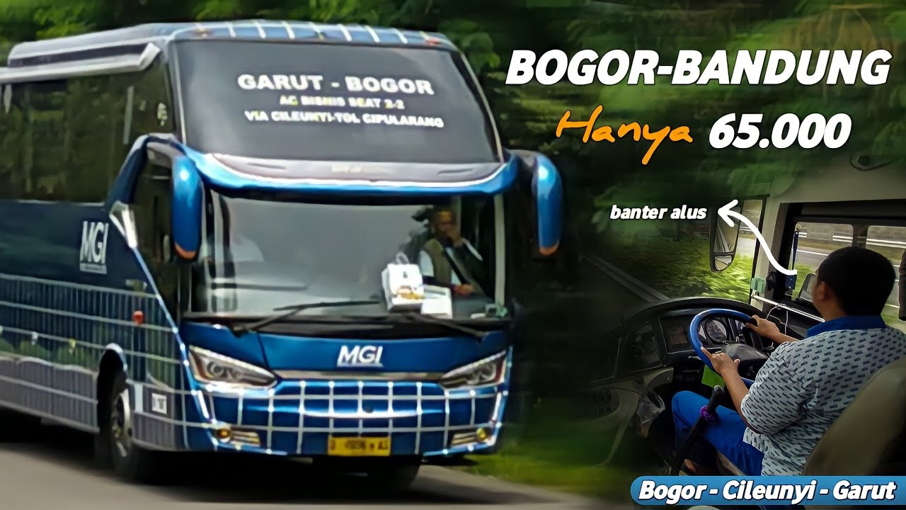 BUS IDOLA MASYARAKAT BANDUNG‼️| trip bus MGI Bogor-Bandung - YouTube