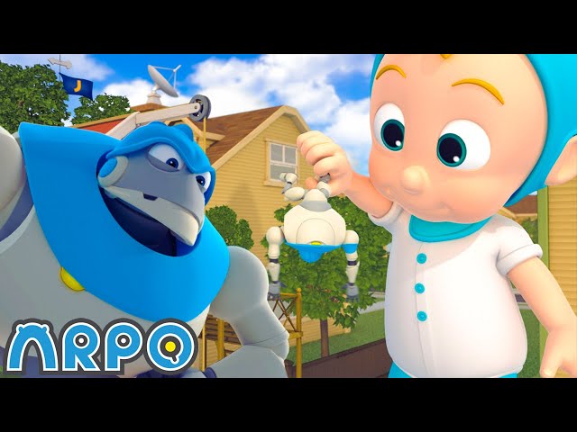 Arpo's GIANT Baby CHAOS👶ARPO the Robot Full Episodes | Season 1 Episode ...