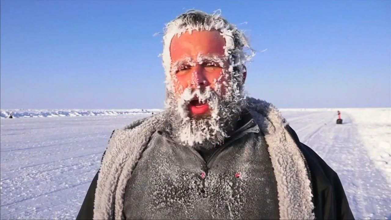 Nordpol: Marathon bei minus 30 Grad | DER SPIEGEL - YouTube