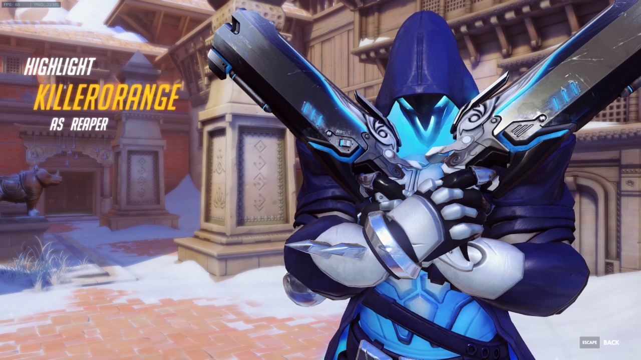 Overwatch Reaper Highlight 02 07 2017 - YouTube