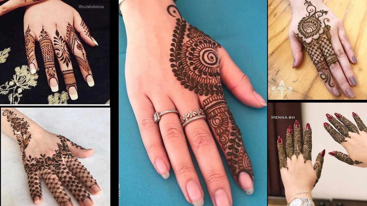 Stylish Finger Mehndi New Designs | Elegant Finger Mehndi Styles ...