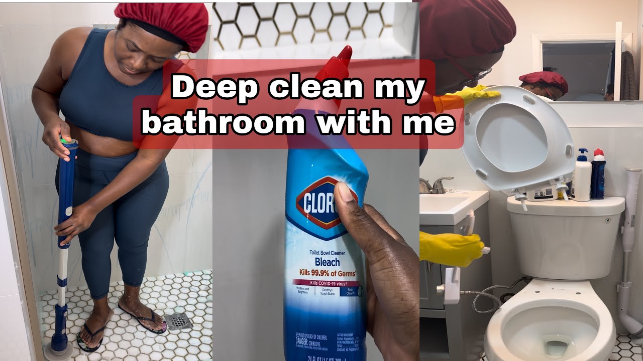 Asmr Clean My Bathroom With Me Youtube