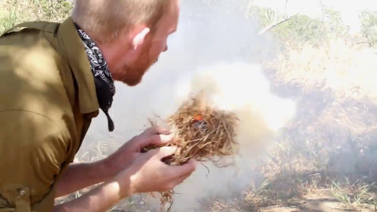California Survival School: Friction Fire Part 2 Technique - YouTube