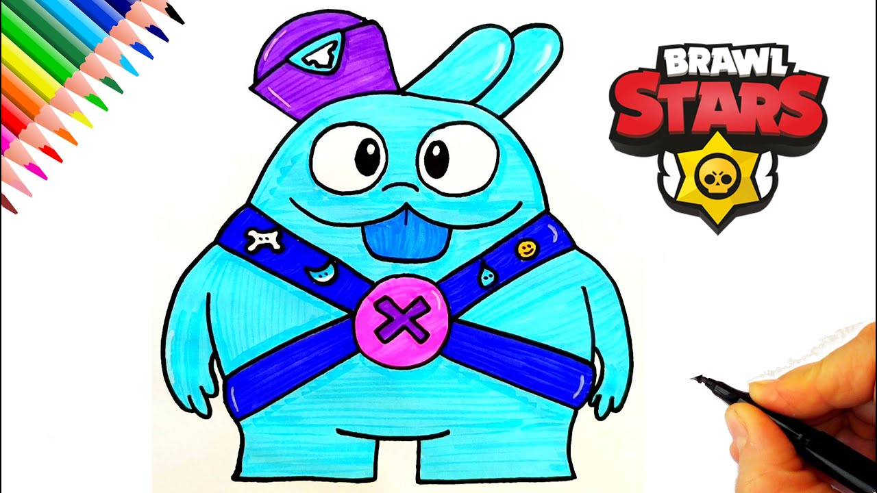 Brawl Stars Squeak Çizimi - How To Draw a Brawl Stars Squeak - How To ...