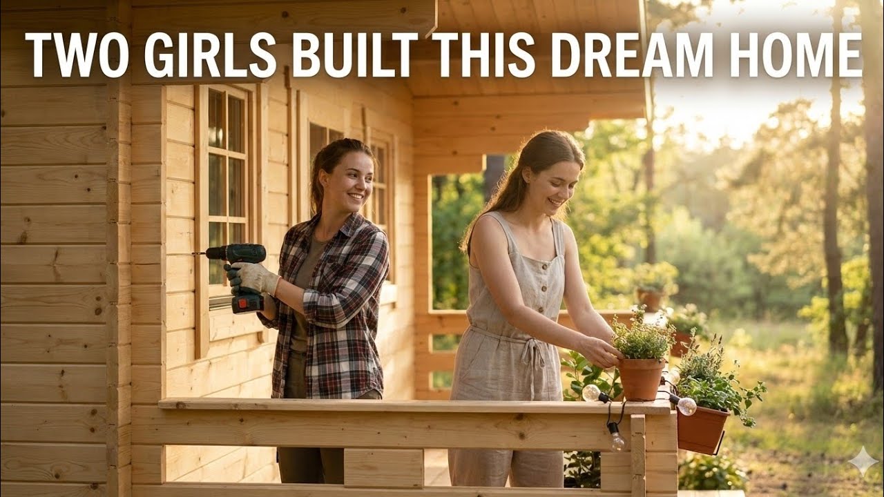 Two Girls Build a Beautiful Home From Scratch | A Heartwarming Journey ...