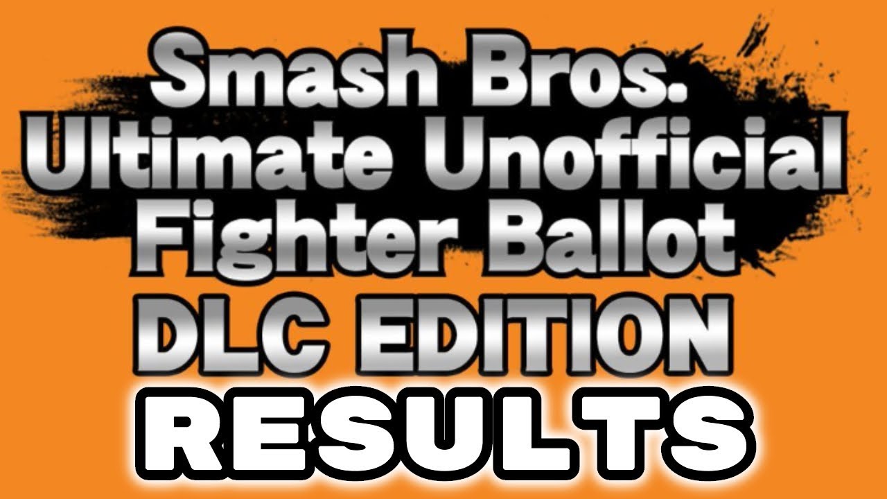 The Smash Ultimate Fan Ballot RESULTS! CRAZY MOST WANTED CHARACTER ...