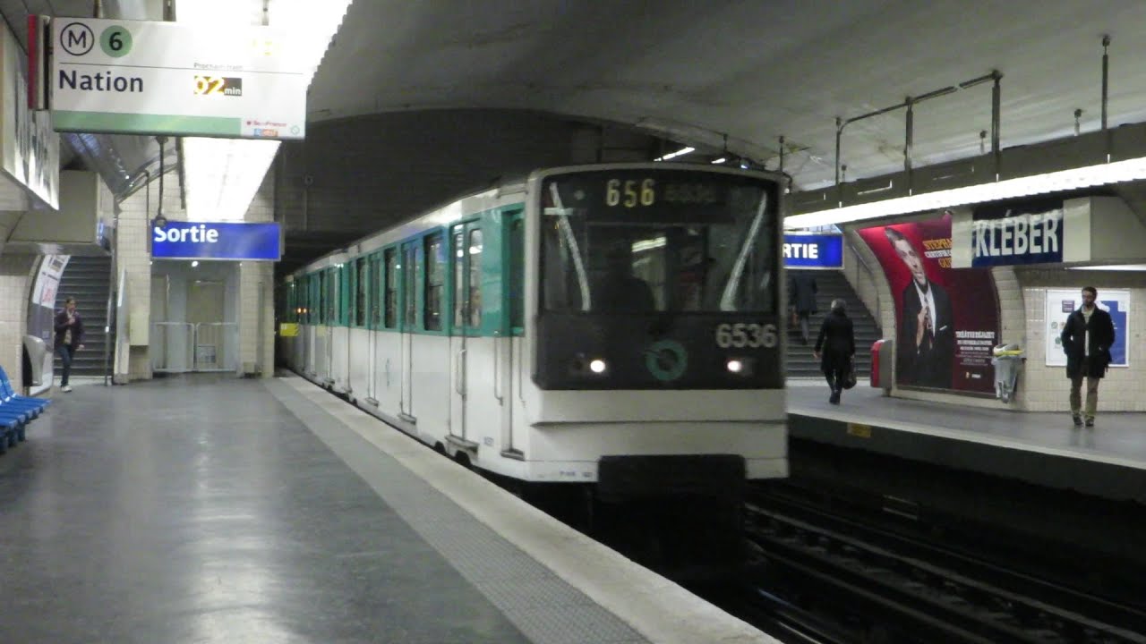 [Paris] MP73 Métro 6 - Kléber - YouTube