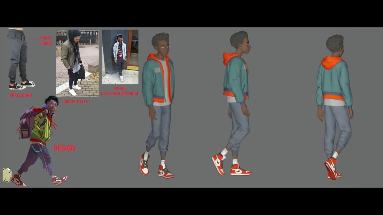 SPIDER-MAN: INTO THE SPIDER-VERSE WALK CYCLE - YouTube