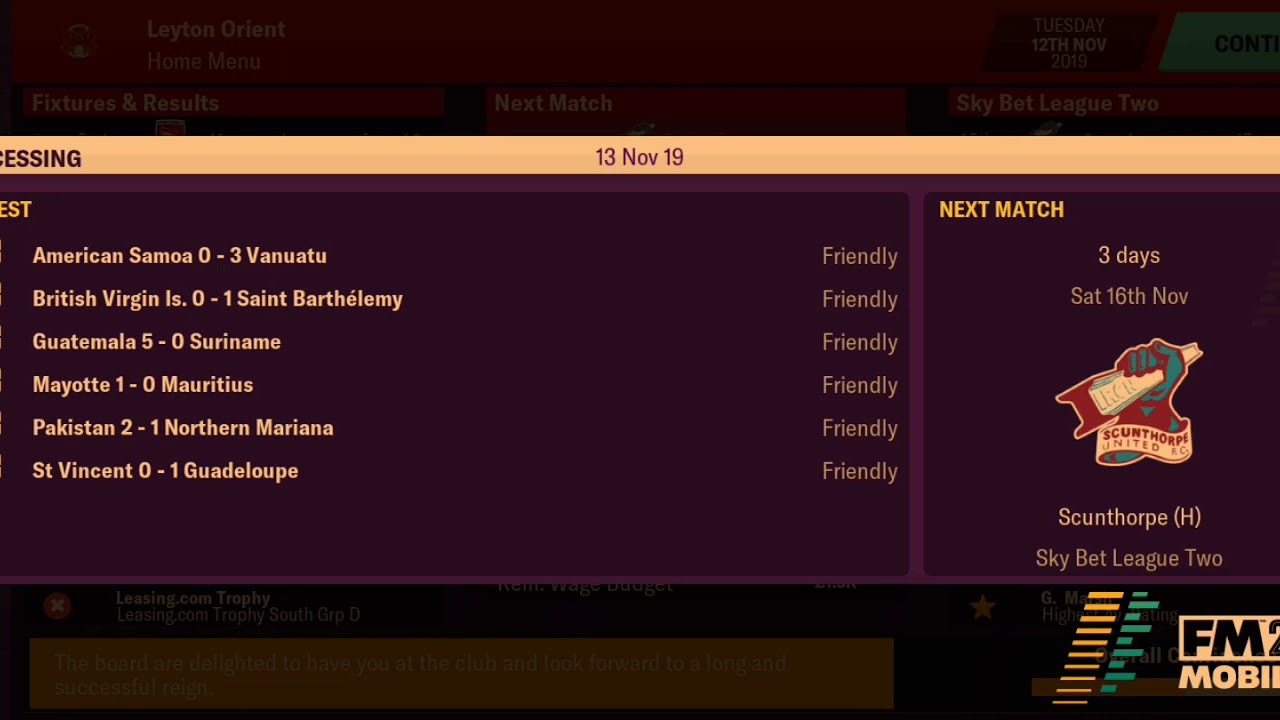 FM 20 Mobile Career Mode Episode # 2 - YouTube
