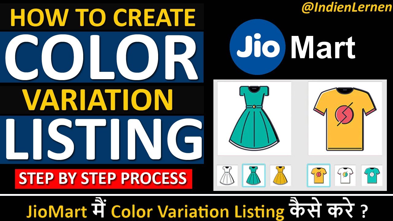 How To Bulk Color Variation Product Listing On JioMart | Bulk Product ...