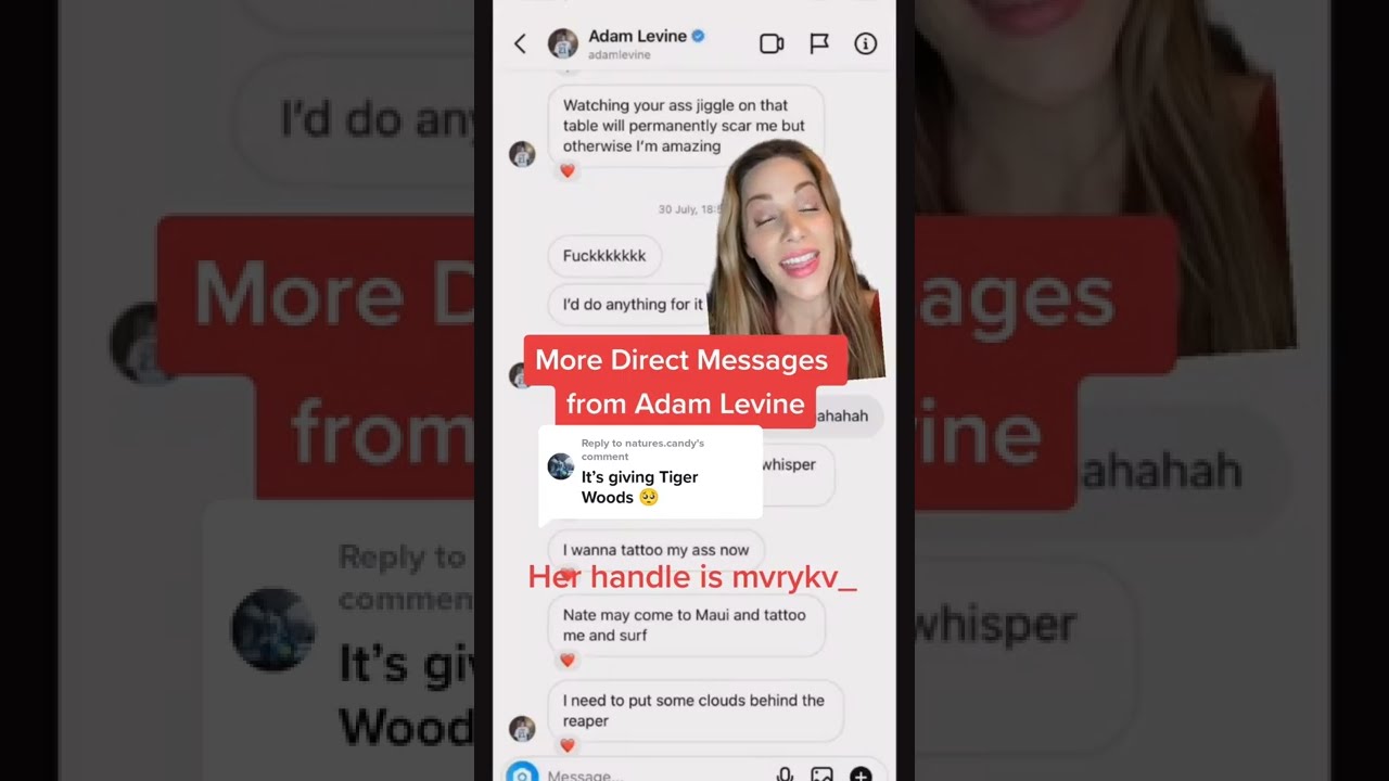 More Adam Levine Direct Messages - YouTube
