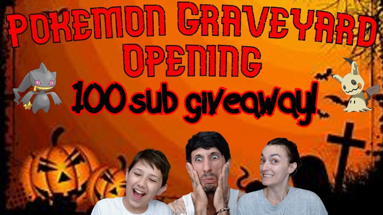 Pokemon Graveyard Opening & 100 sub give away! #pokemon #pokemontcg # ...