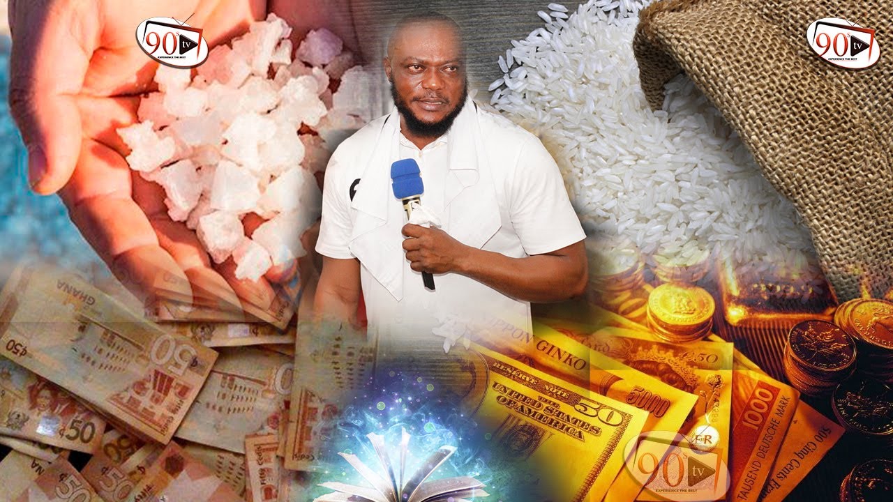 Use 21 Grains Of Rice And Salt To Attract Money -90stv - YouTube