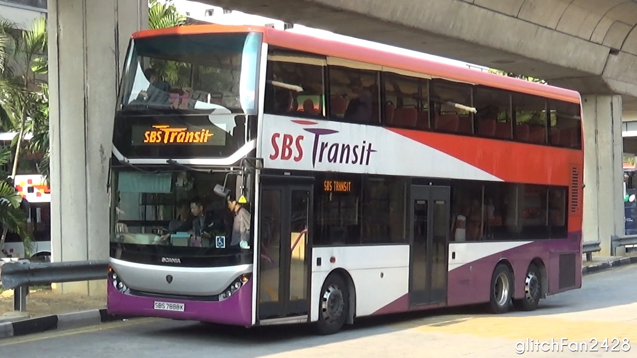 [SBST] SBS7888K Departing Eunos Bus Interchange - Scania K310UD ...