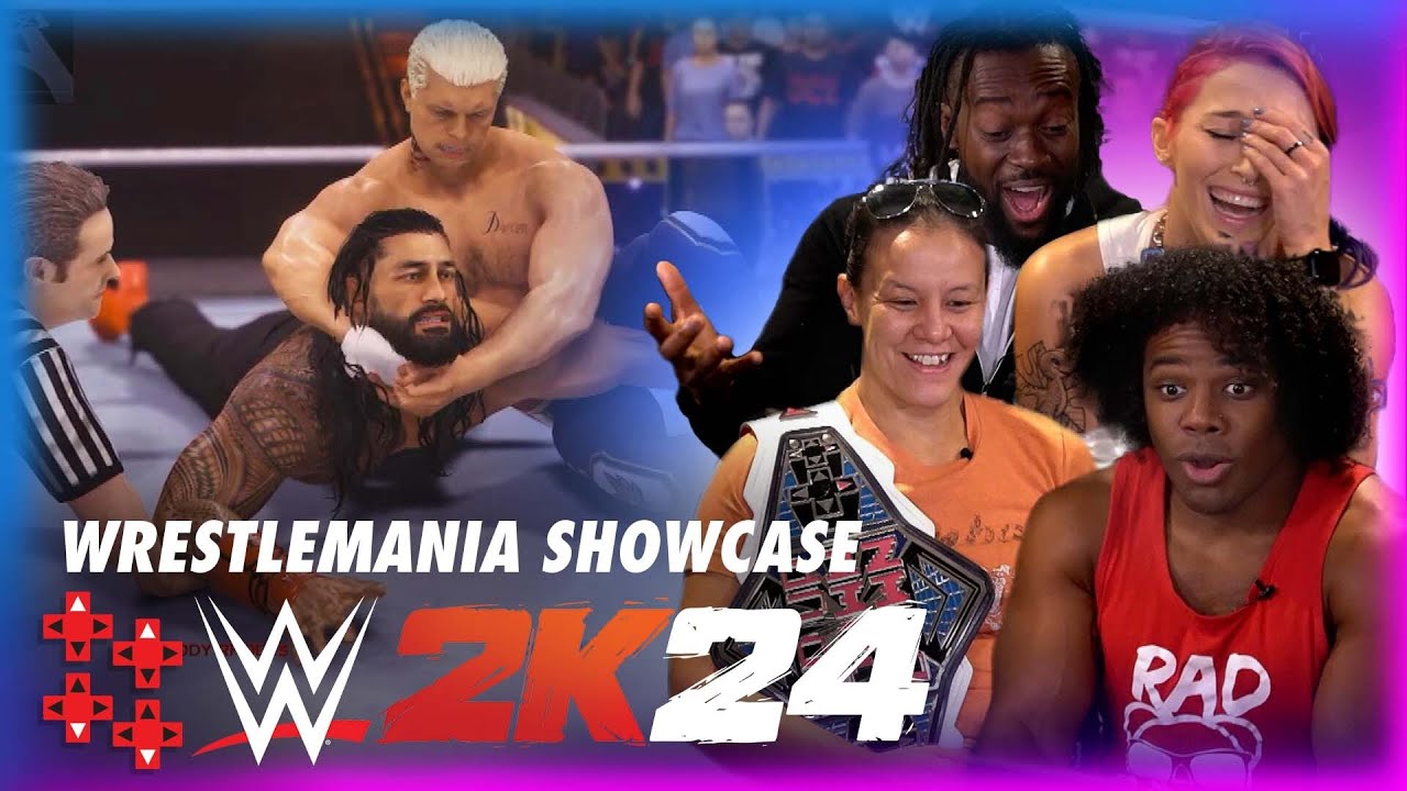 WWE 2K24 FIRST LOOK — WrestleMania 2K Showcase - YouTube