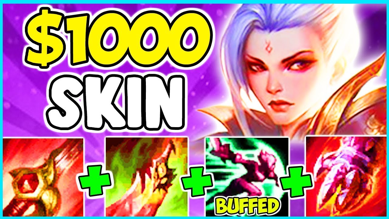 *NEW SKIN* PRESTIGE VALIANT SWORD RIVEN SPOTLIGHT LIFESTEAL TANK BUILD ...