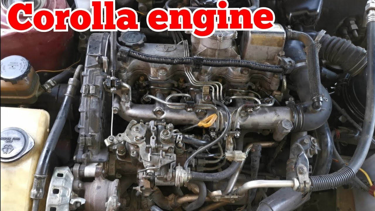 How to Toyota 2c diesel engine start || Toyota xe corolla engine - YouTube
