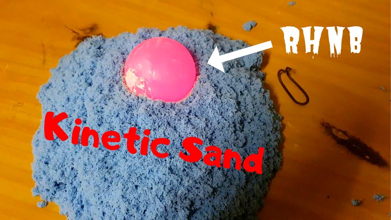 1000 Degree RED HOT Nickel Ball vs Kinetic Sand - YouTube