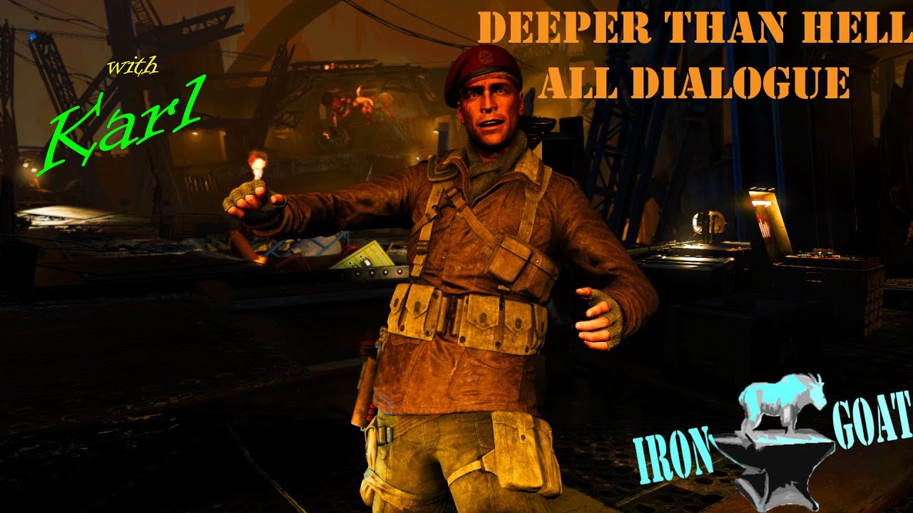 Zombie Army 4: Dead War - Deeper than Hell All Dialogue - Karl - YouTube