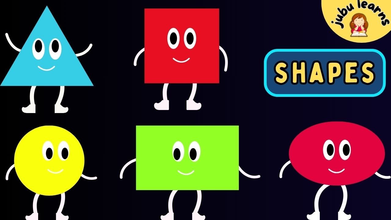 Learn SHAPES names with their objects name. - YouTube