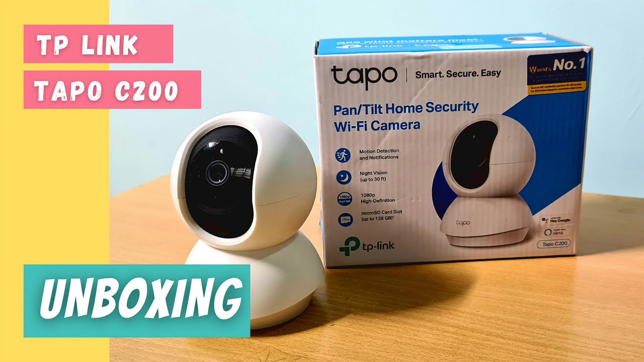 Unboxing TP Link TAPO C200 Home Security wifi camera - YouTube