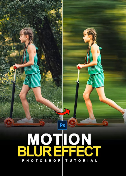 How to Create Motion Blur Effect in Adobe Photoshop | Photoshop Tutorial - YouTube