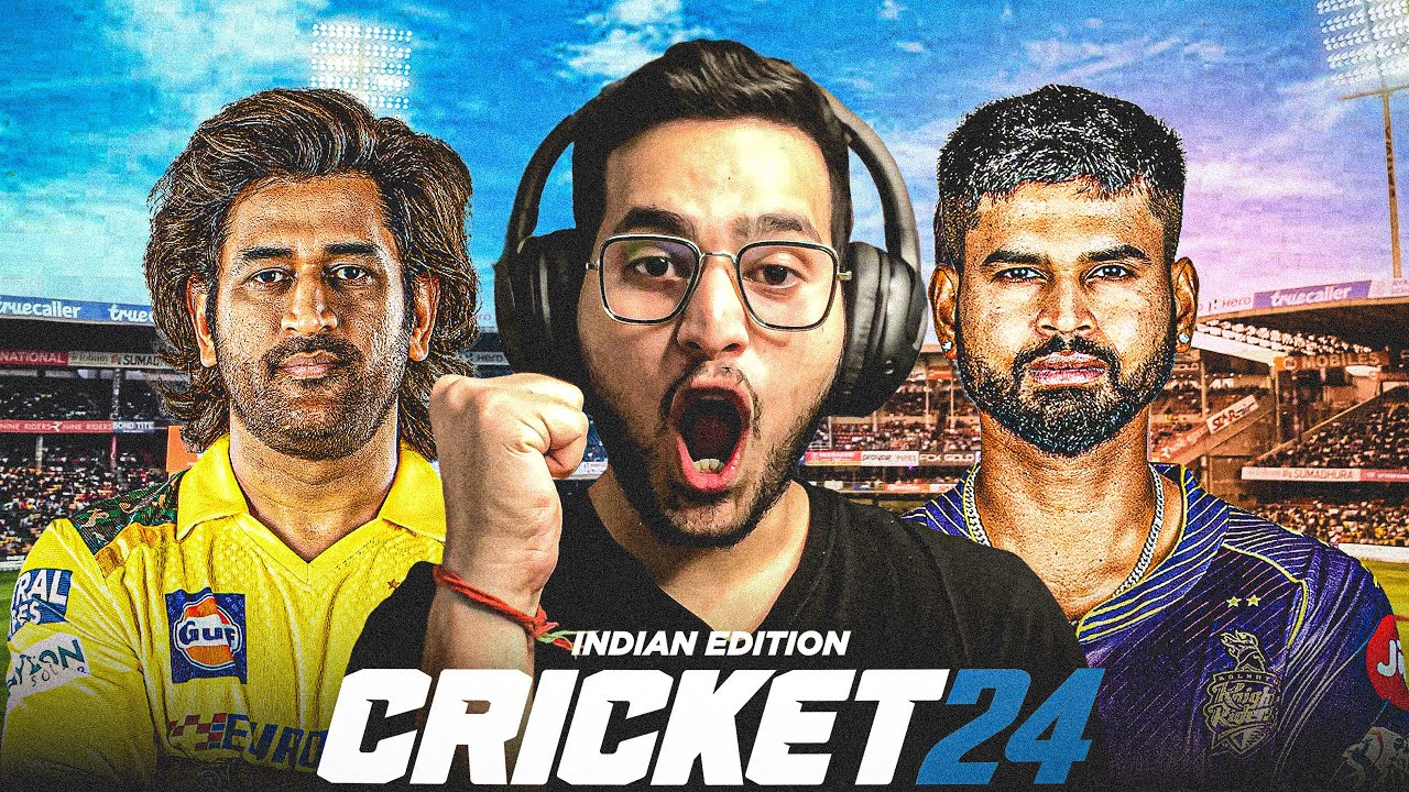 Nail Biting Semi-Final: CSK vs KKR - T10 IPL - Cricket 24 - YouTube