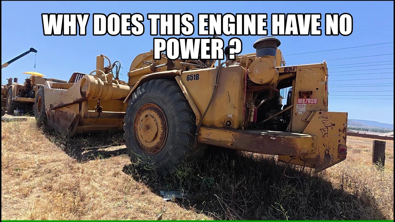 Cat 651B Low Engine Power Diagnostics... - YouTube