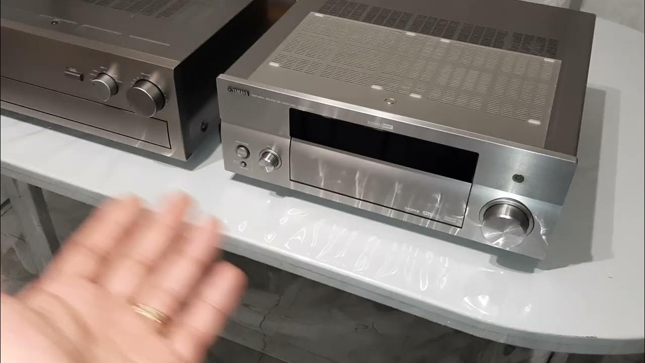Аудио видео ресивер Yamaha rx v 1700. Стерео уситель Yamaha ax 1090 ...