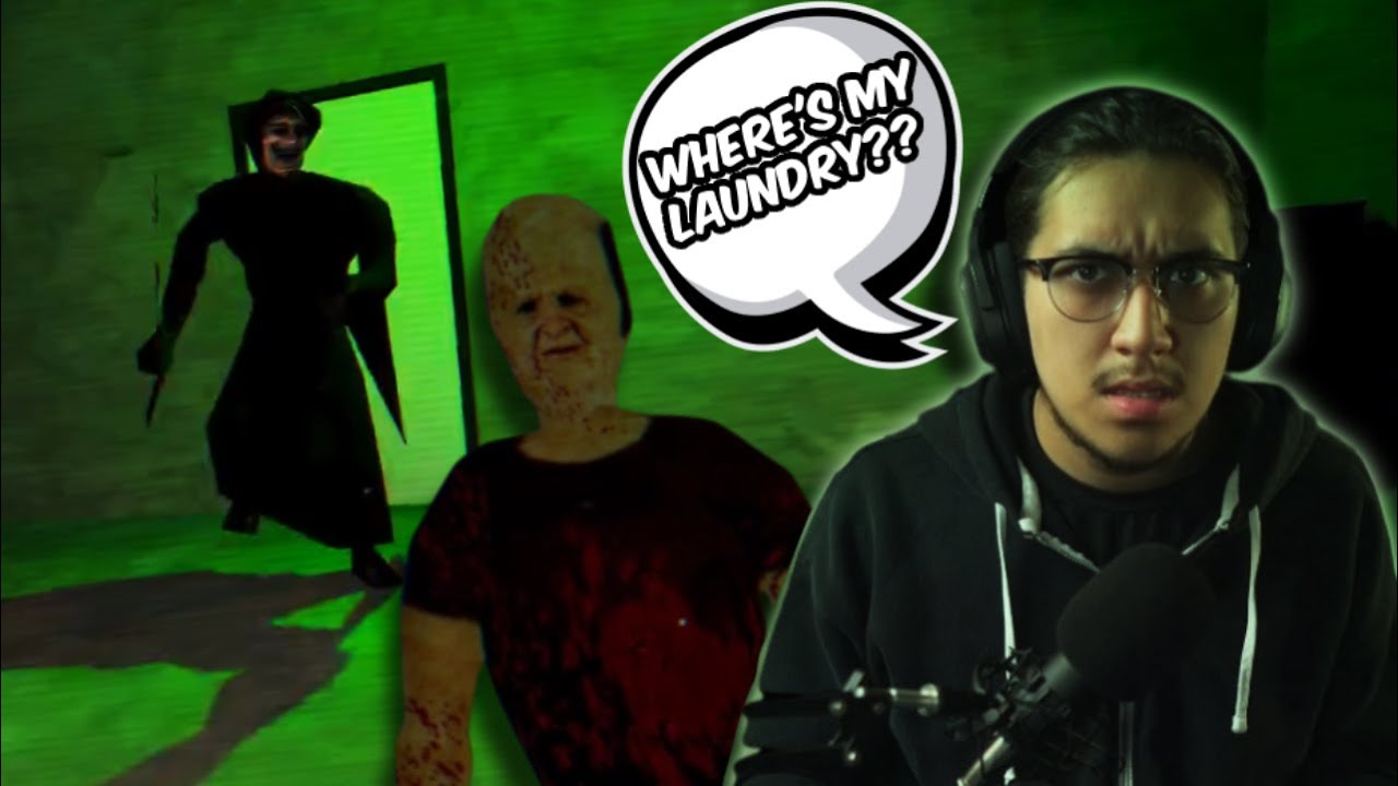 DO NOT WASH YOUR CLOTHES HERE!!! [Laundry Killer FULL GAME] - YouTube