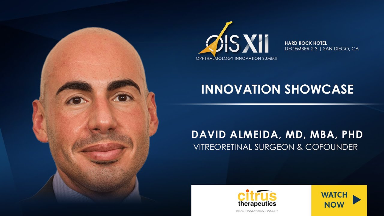 Citrus Therapeutics - David Almeida, MD, MBA, PHD, Co Founder - YouTube
