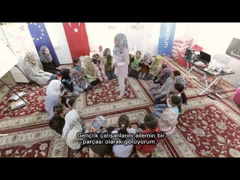 Çocuk Dostu Alanda Suriyeli Bir Kız Çocuğu: Halime
