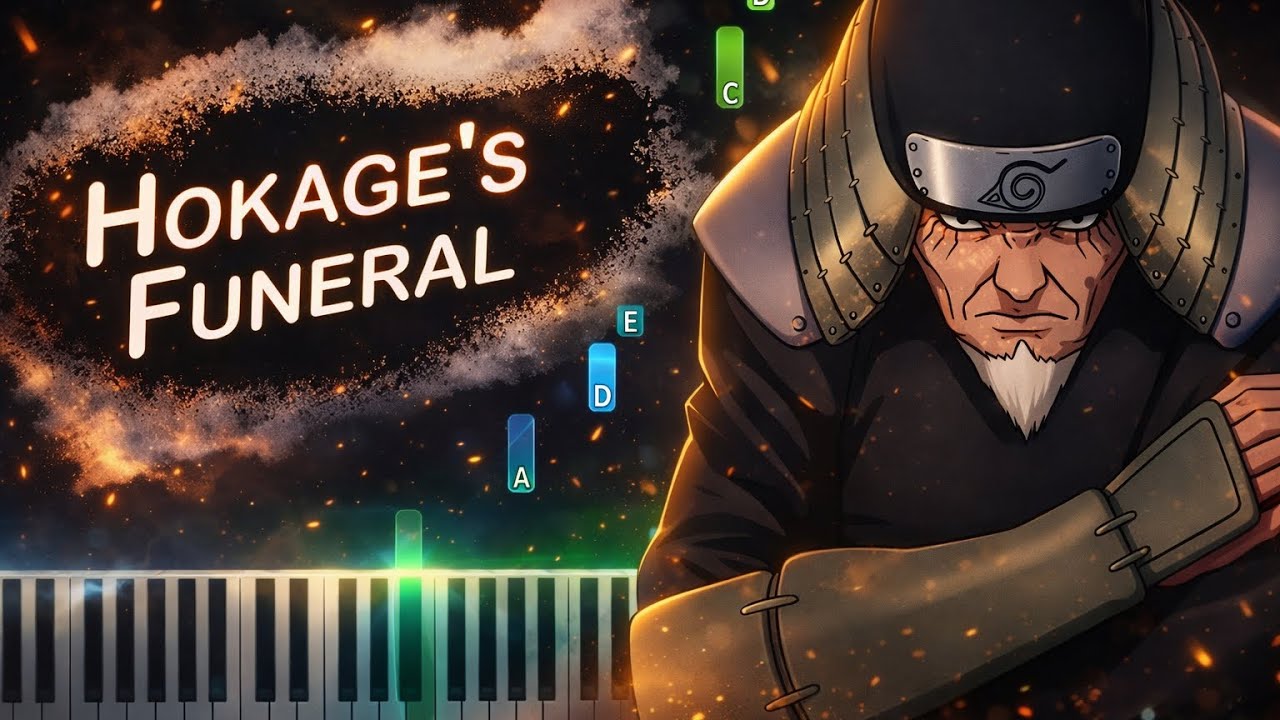 Grief and Sorrow - Hokage's Funeral (from Naruto) Piano Tutorial - YouTube