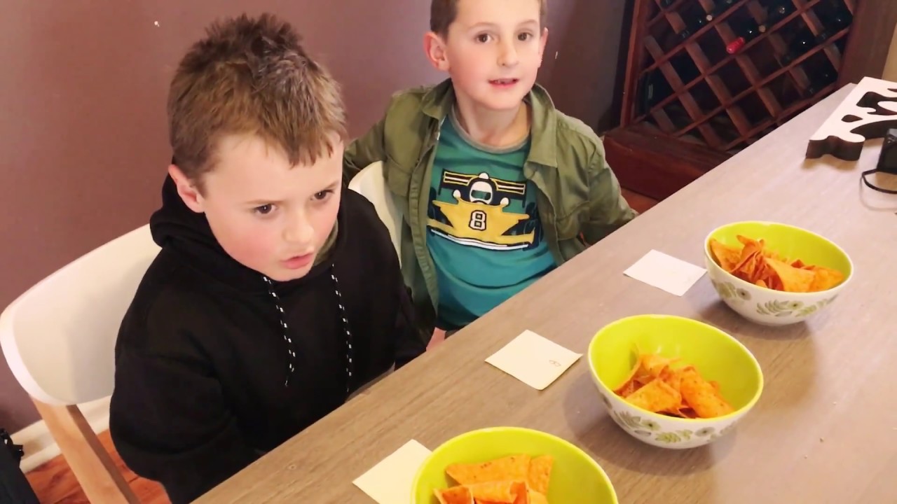 Corn chip challenge - YouTube