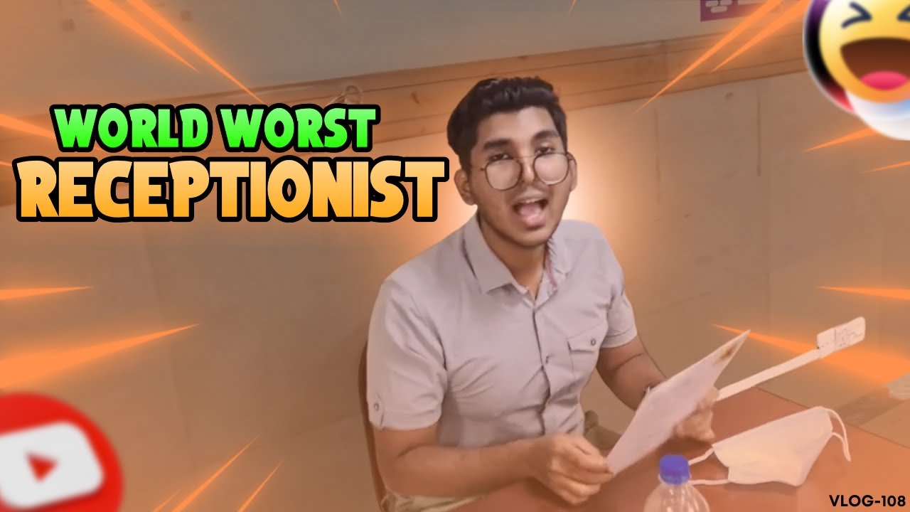 WORLD'S WORST RECEPTIONIST! - YouTube