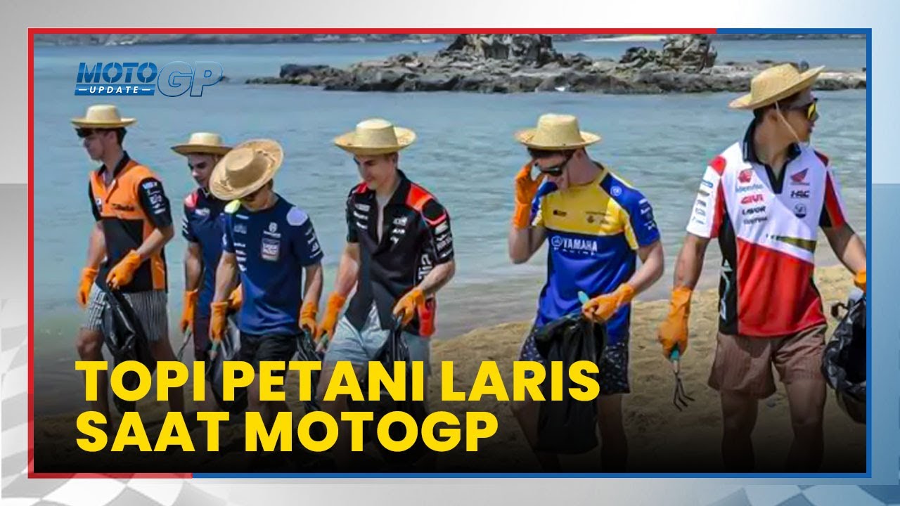 Topi Khas Petani Lombok Laris Manis Setelah Dipakai Pembalap MotoGP ...