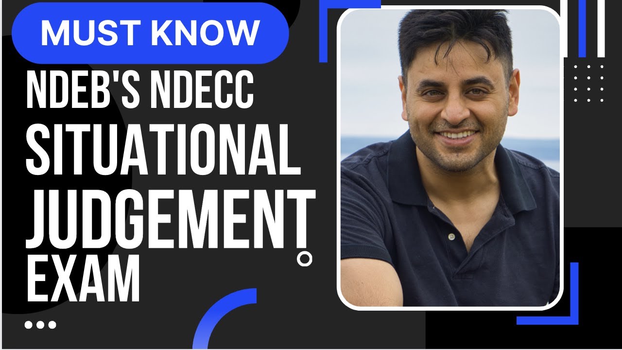 Everything about NDEB's NDECC situational judgement exam - YouTube
