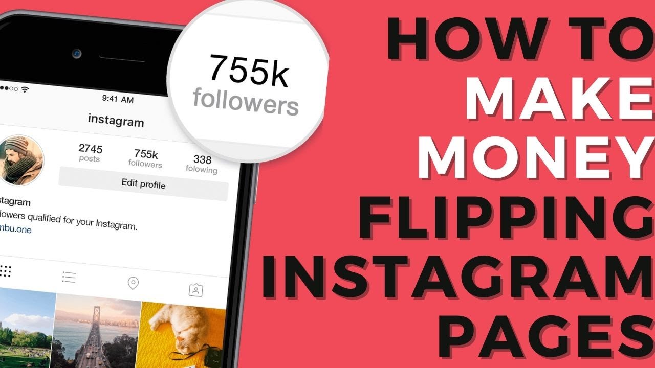 How to Make Money flipping Instagram pages - YouTube
