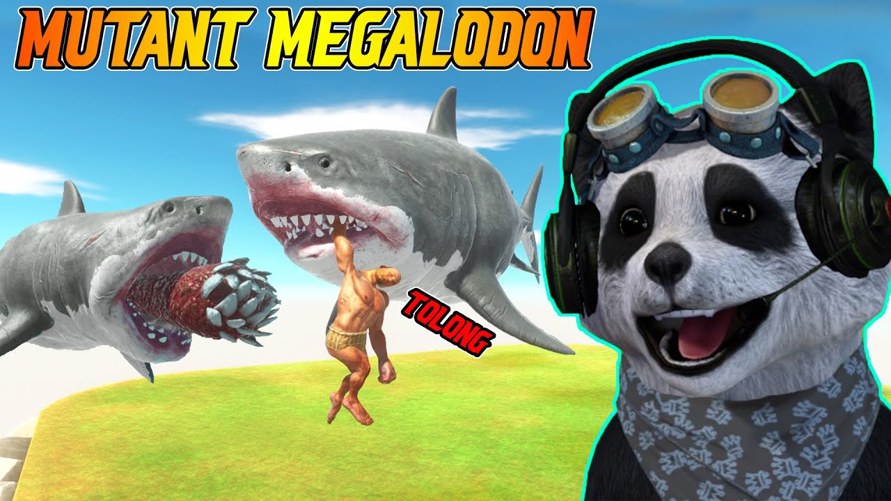 MUTANT MEGALODON TELAH DATANG!!! KUAT BANGET!!! - Animal Revolt Battle ...