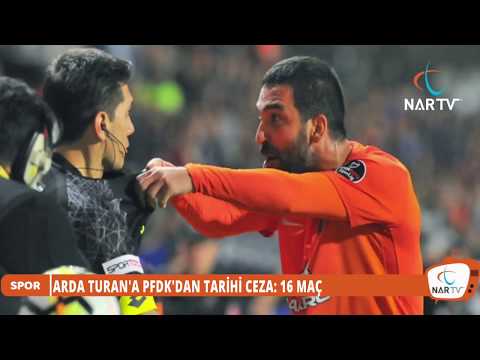 ARDA TURAN'A PFDK'DAN TARİHİ CEZA TAM 16 MAÇ