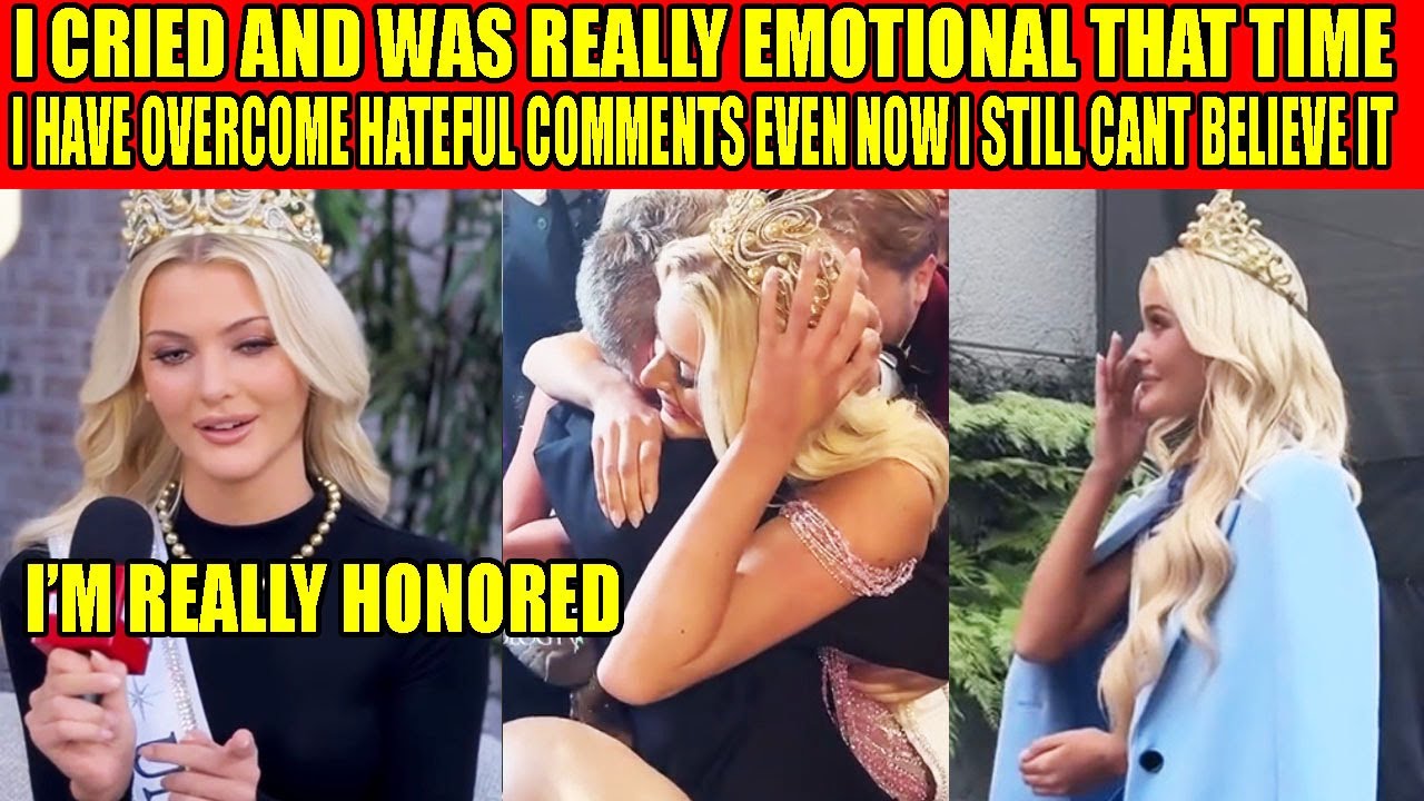 CRYING MOMENTS OF VICTORIA THEILVIG WHO NOW EMBRACES HERSELF BEING ...