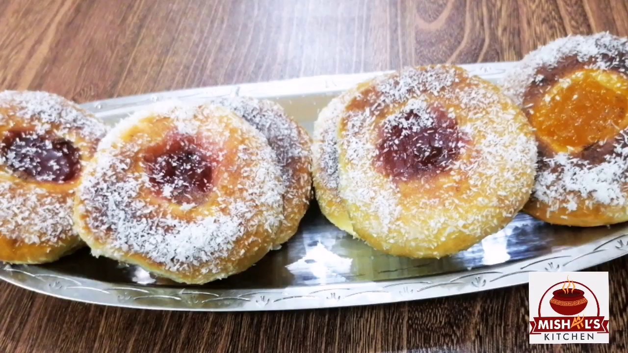 Jam Buns | Chocolate Buns | Sweat Buns with jam | Karachi Sweat Buns ...