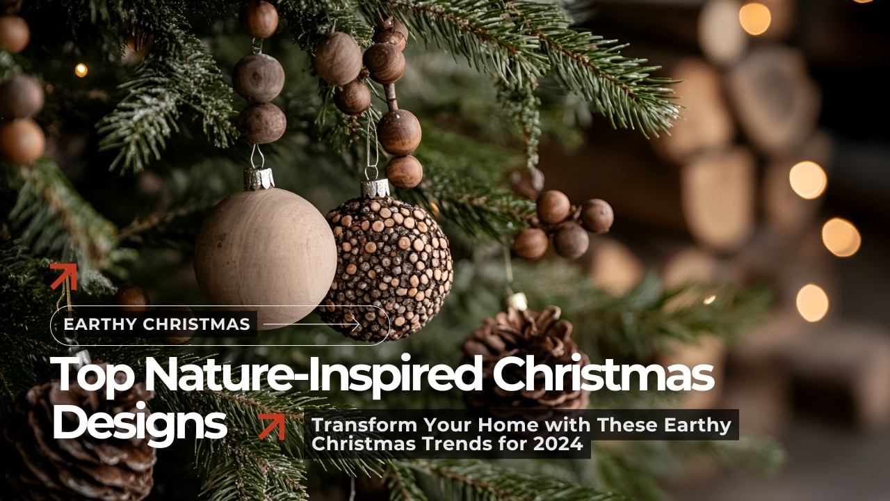 Earthy Holidays: Merging Nature and Modern Design for Christmas - YouTube