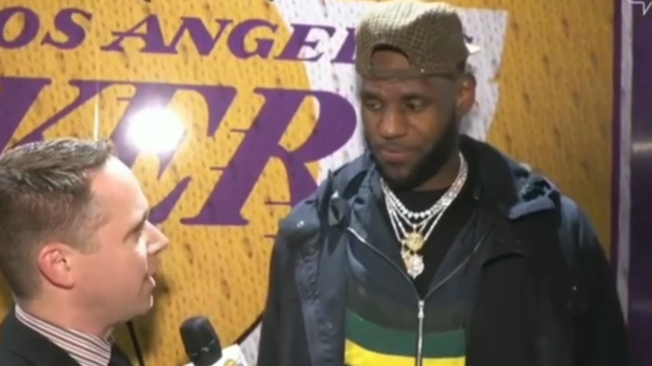 Lebron James First Interview Since Winning the Lakers a Championship ...
