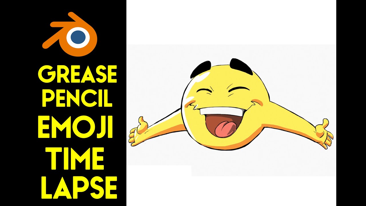 Blender Grease Pencil Emoji Drawing - 1 - YouTube