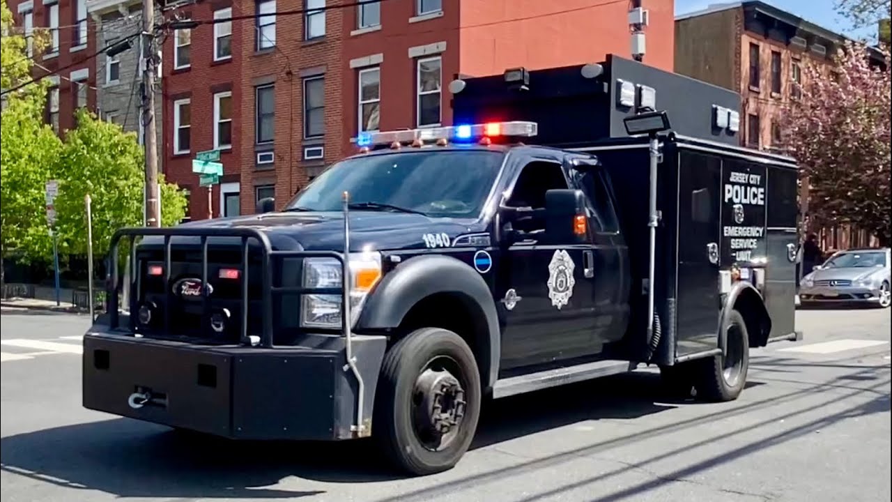 Jersey City NJ Police ESU Emergency Service Unit 1940 & JC Medical ...