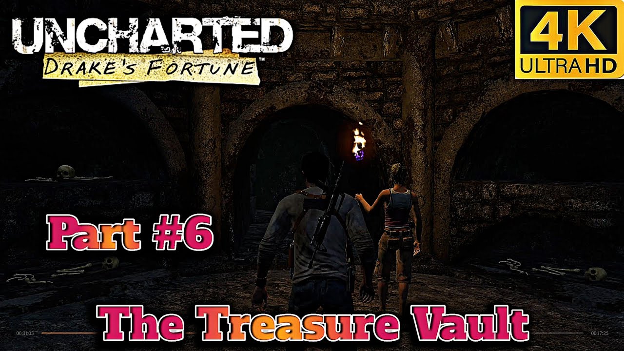 The Treasure Vault | Uncharted drake's fortune 4k 60fps gameplay | part ...
